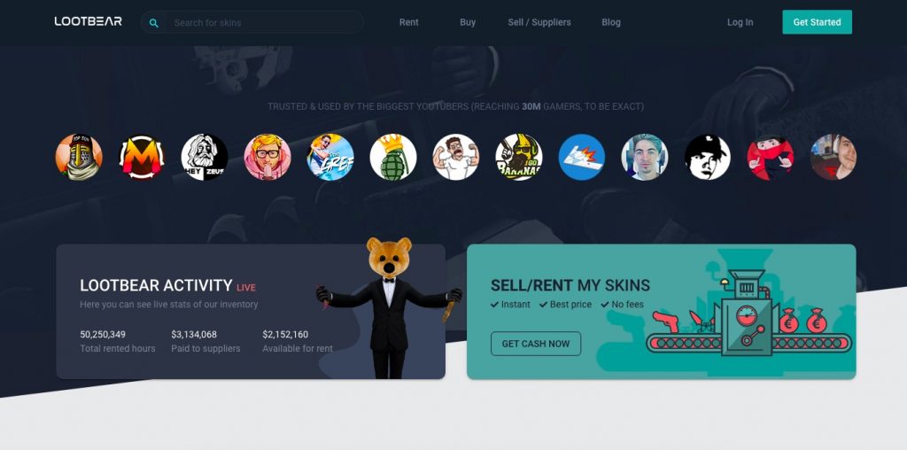 LootBear Review - Como escolher o site certo para apostas na pele