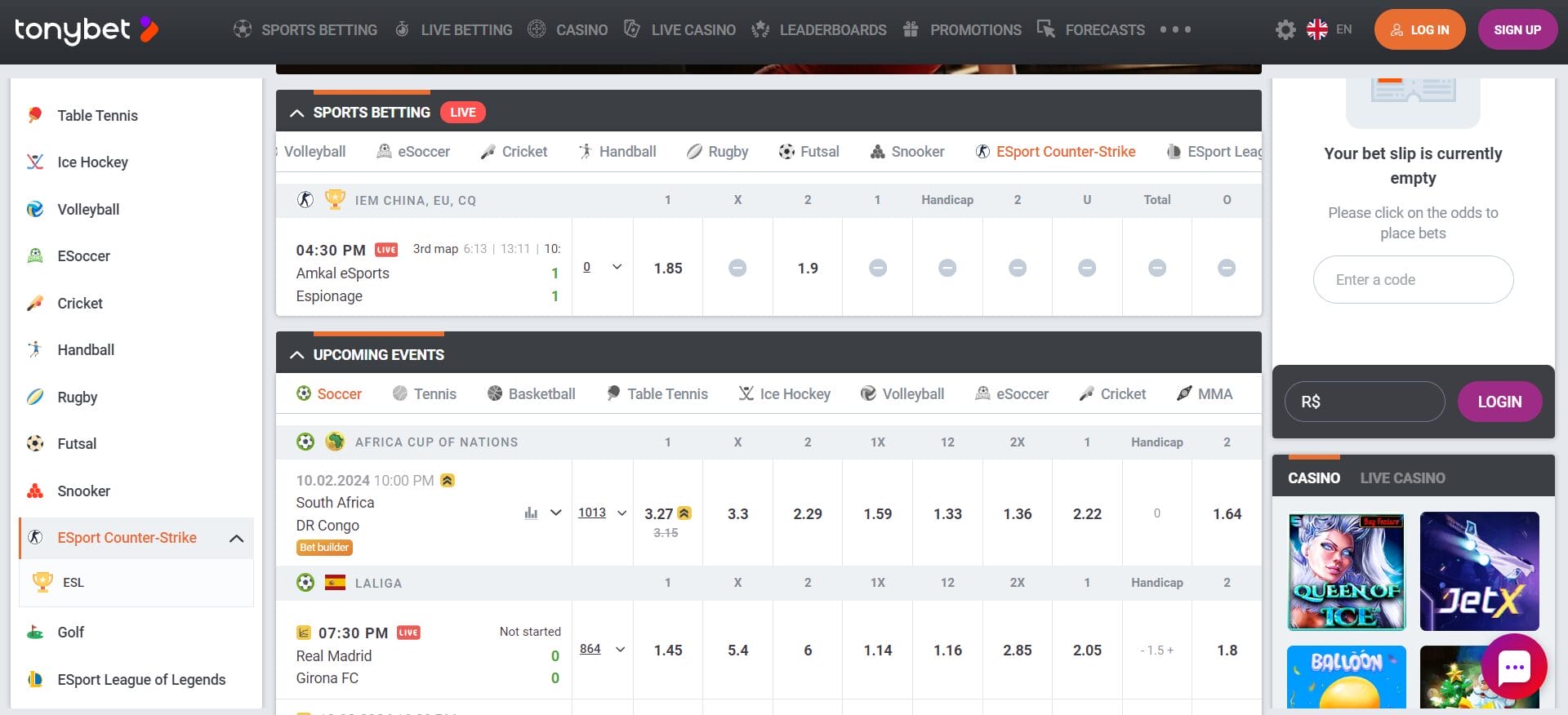 Tonybet Review - cs2-bets.org